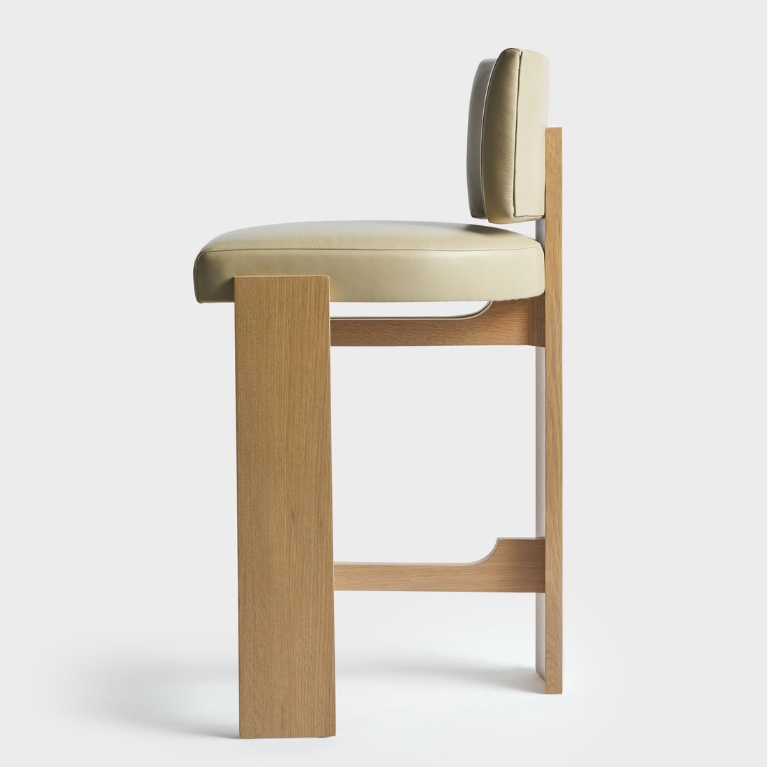 C Back Armless Stool - COM – Cuff Studio