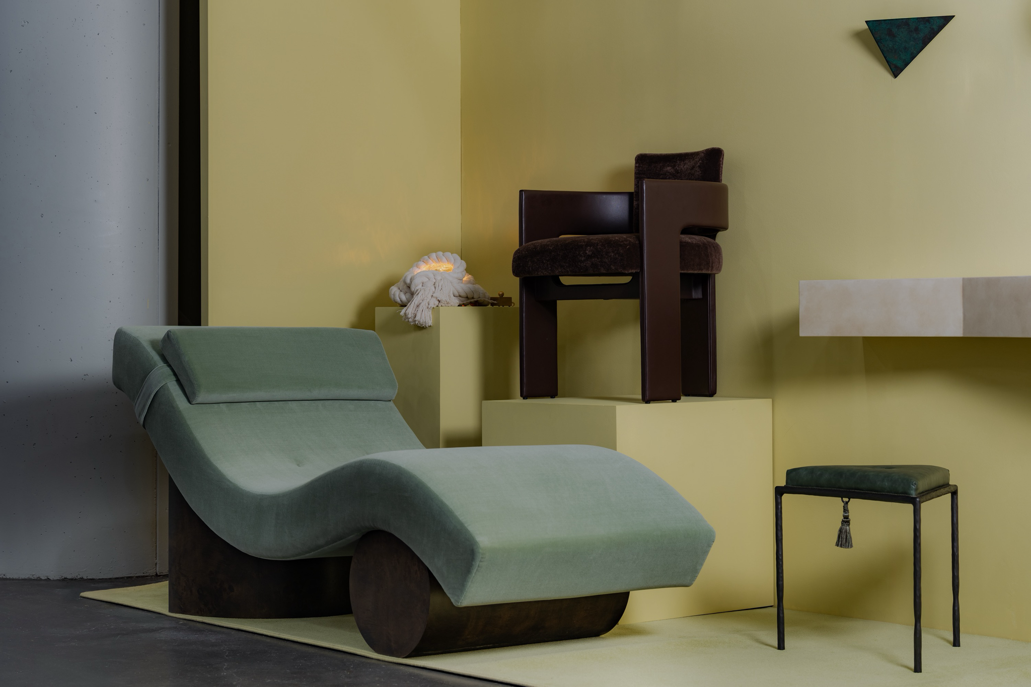 Parchment Facet Floating Shelf – Cuff Studio