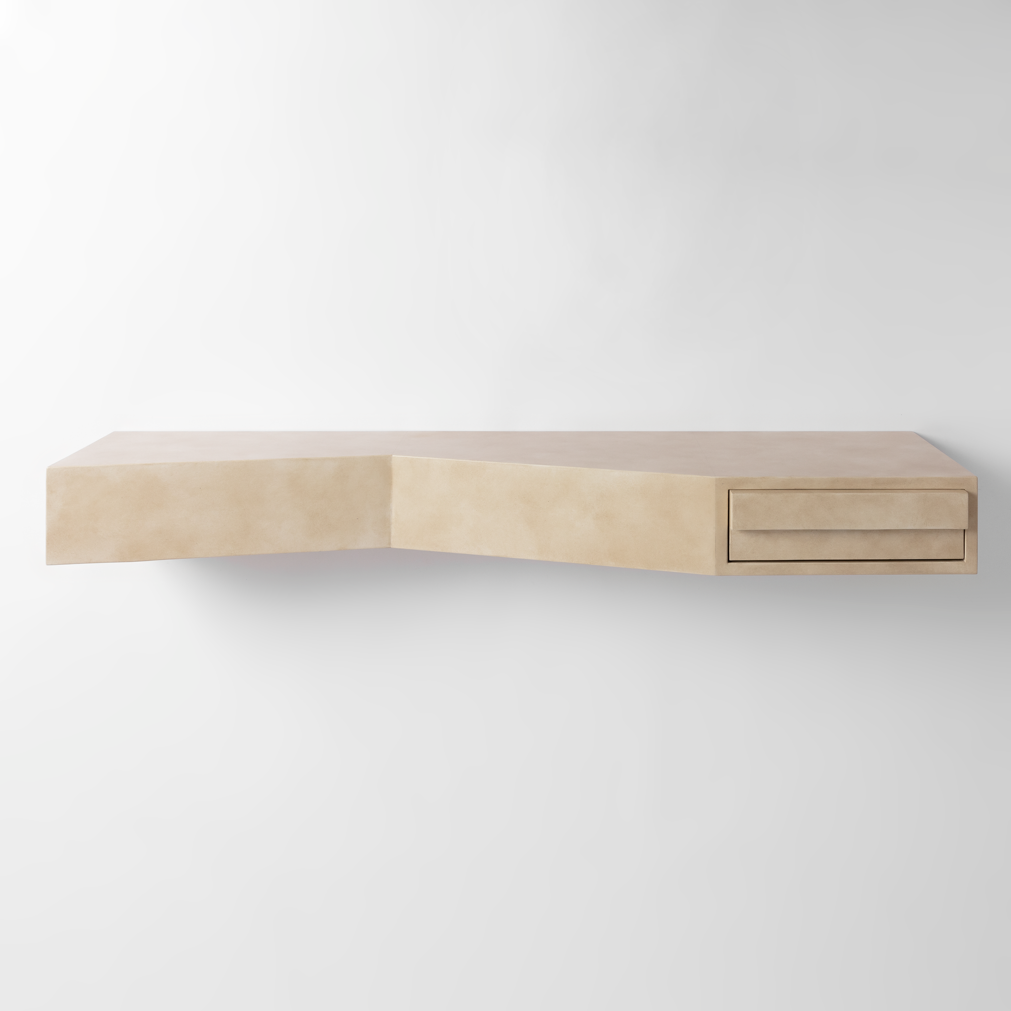 Parchment Facet Floating Shelf – Cuff Studio