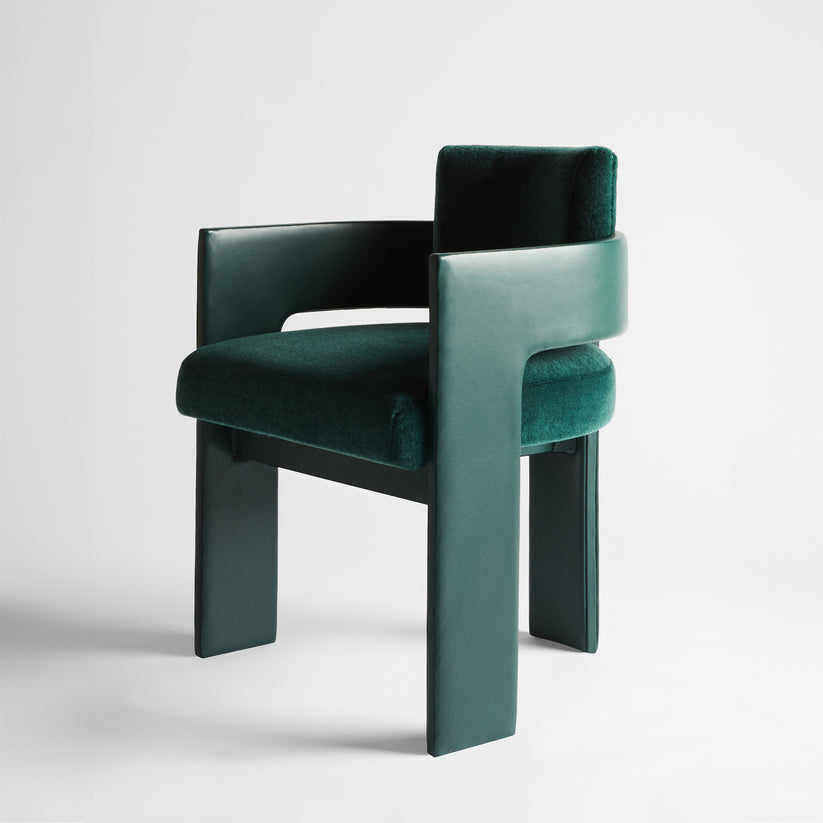 C Back Upholstered Chair – Cuff Studio