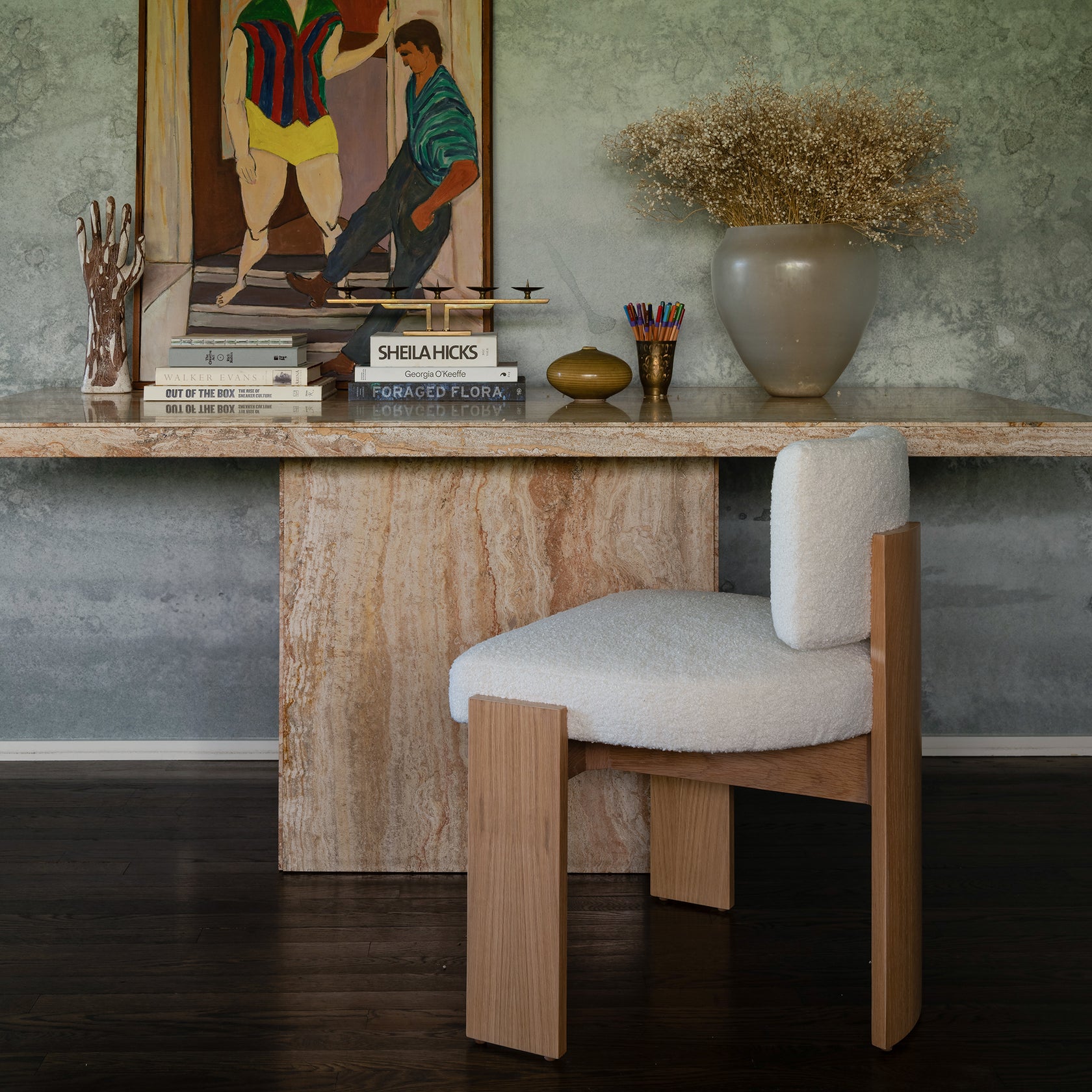 C Back Armless Chair - COM – Cuff Studio