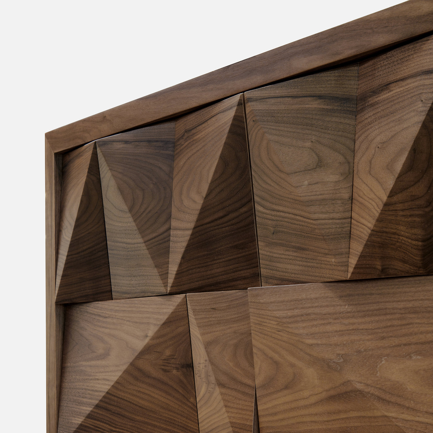 Facet Side Table with Shelf – Cuff Studio