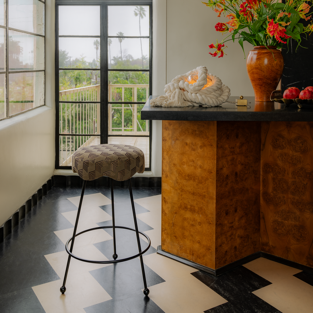 Ripple Swivel Counter Stool - COM – Cuff Studio