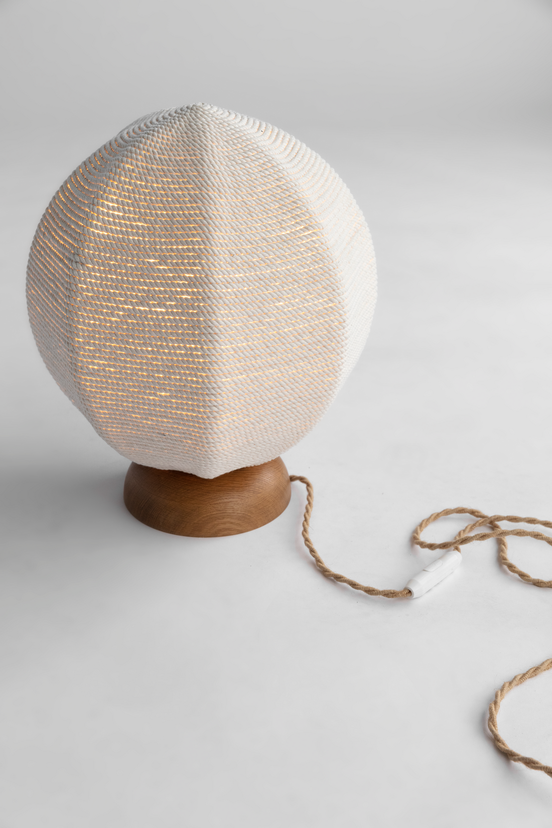 Rope Wrapped Table Lamp - Expedited – Cuff Studio